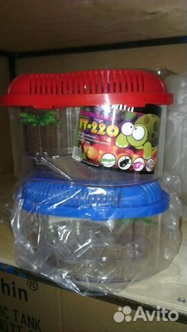 Аквариумы с пальмой- остатки опта, партия 36 штук