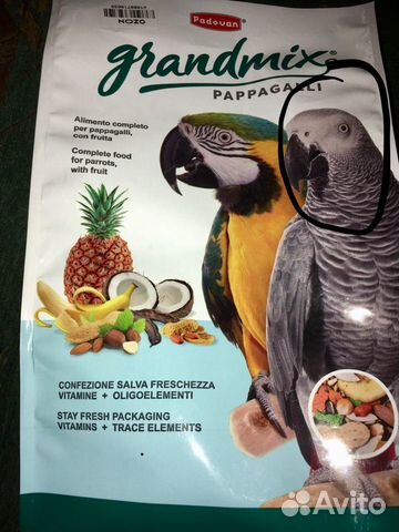 Корм для жако