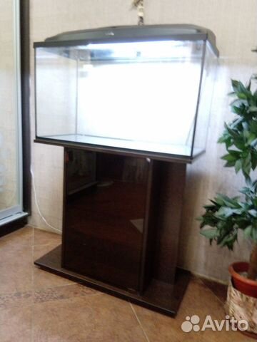 Аквариум aquael с тумбой б/у 125 литров
