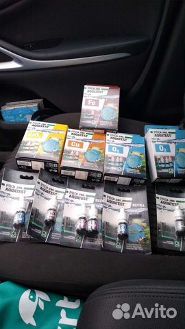 Аквариумные тесты JBL новые и камень