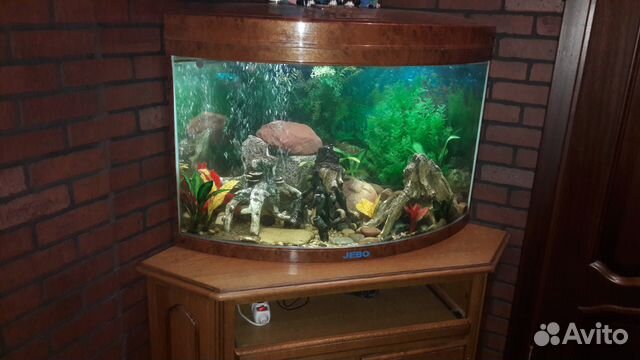 Аквариум jebo R470 (Угловой)