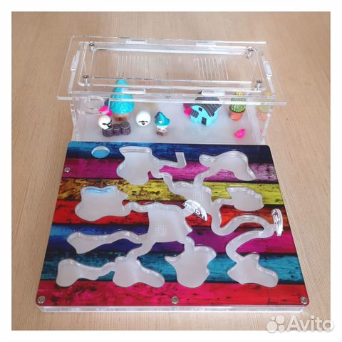 Муравьиная ферма (формикарий) с муравьями (новая)