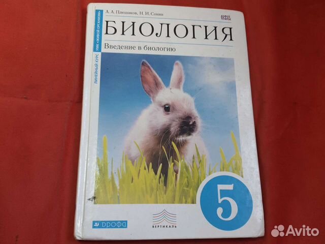 Биология 5 класс Плешаков сонин купить в Челябинске | Хобби и отдых | Авито